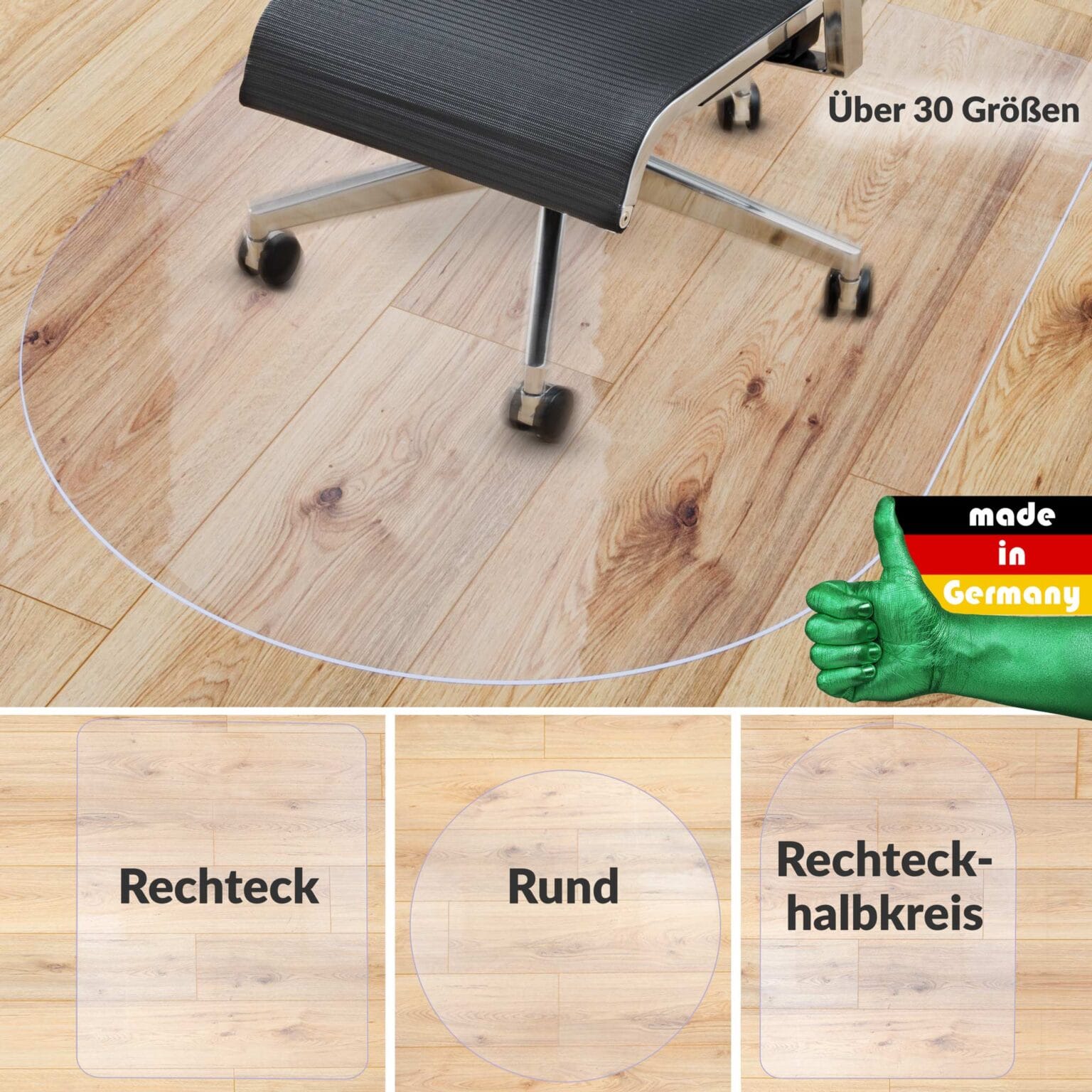 Schone Bodenschutzmatte Transparent Meterware Bild