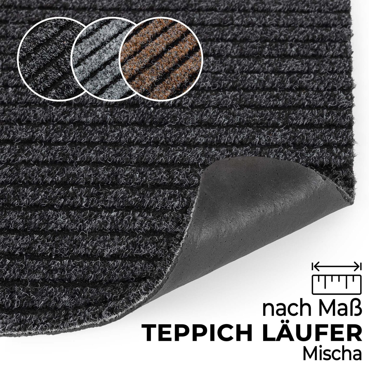 Teppichlaufer Meterware Poco